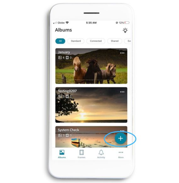 How to add photos using Nixplay Mobile app?
